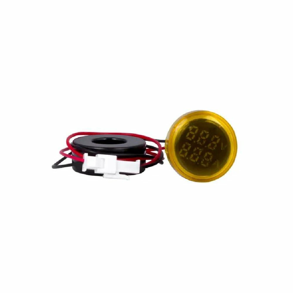Индикатор тока и напряжения КЭАЗ OptiSignal Compact D22 C7-VAM-1 белый 50-500 В AC/0-100 A AD22VAM 375708