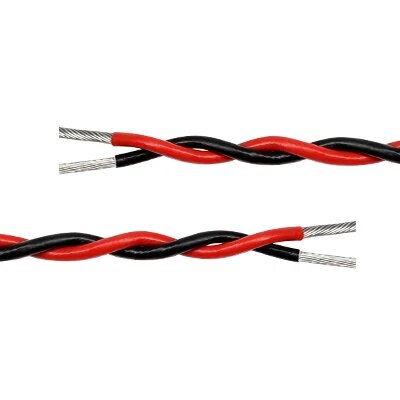 AFS200 FEP кабель витая пара 1-50 м 26AWG (Sq 0.12mm), Red BlackRDBK, 50 meters