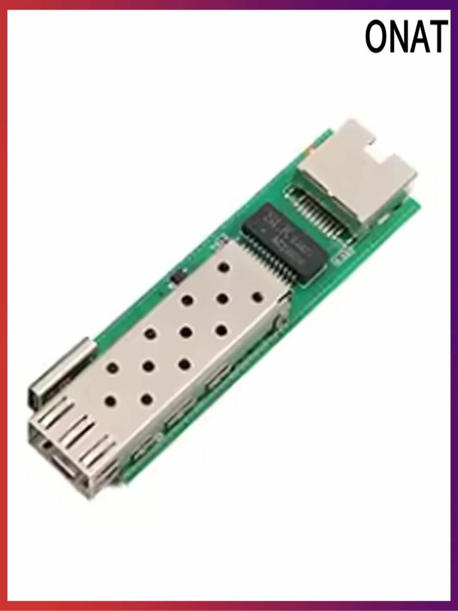 W1Mini RPOE 1.25G Media Converter SFP Модуль Приемопередатчика 5 В Вход DC Type-C 1 RJ45 Порт Ethernet SFP-Слот-Оплот.