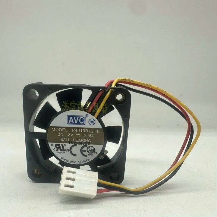 Совершенно Новый. Вентилятор Охлаждения AVC 4010 P4010B12HE DC12V 0.16A 40х40х10мм,40mm Вентилятор