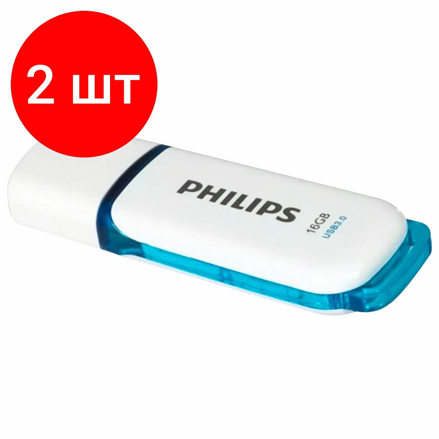 USB-накопитель Philips Snow FM16FD75B97, USB 3.0, 16 ГБ, для хранения данных
