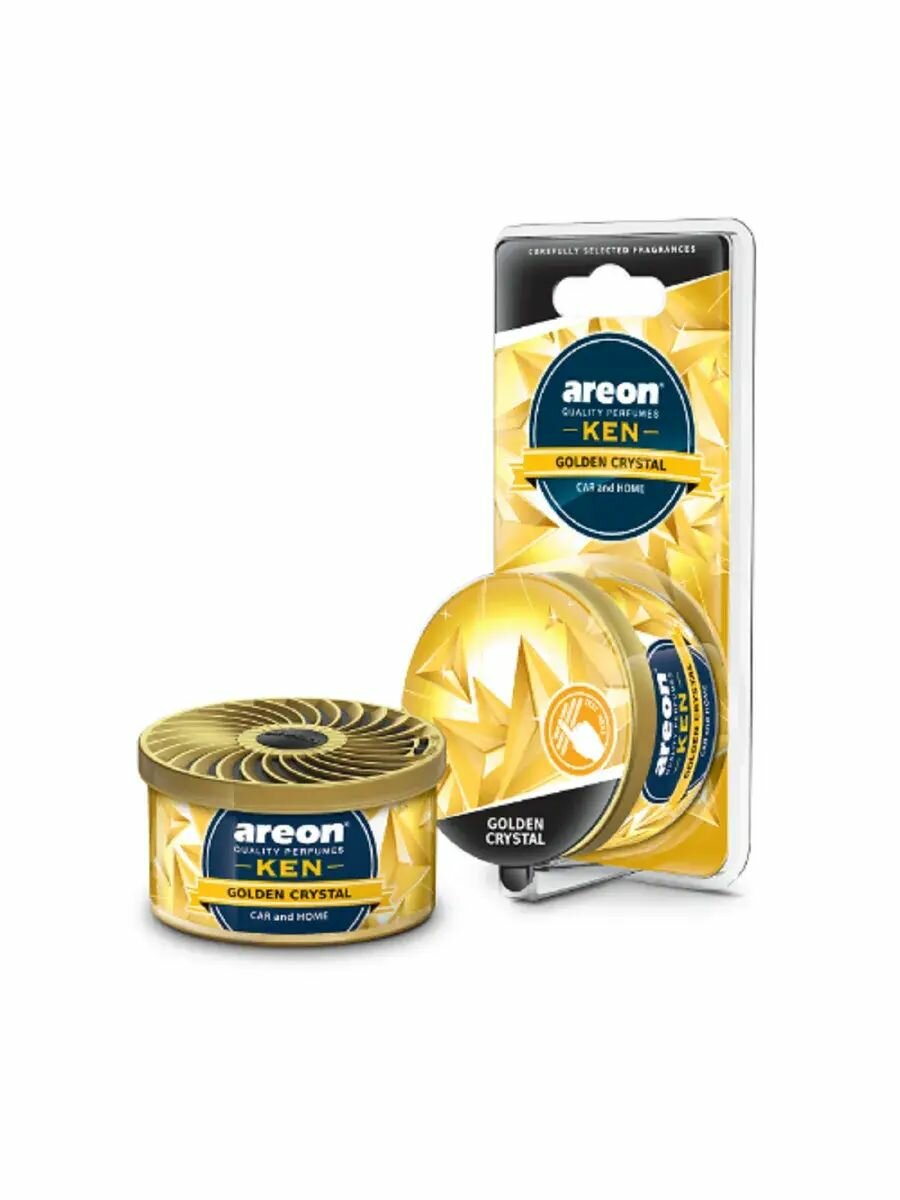 Ароматизатор для автомобиля "Areon" GEL KEN Золотой кристалл
