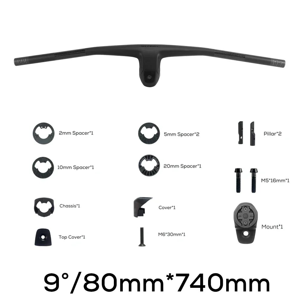 SYNCROS FRASER IC SL XC 60 мм руль для MTB 80mmx740mm -9degree