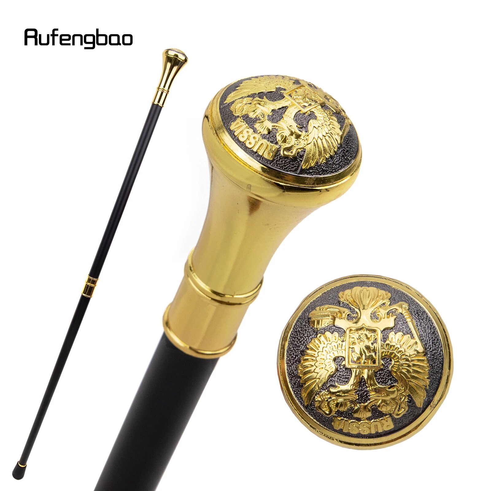 Rufengbao Золотая чёрная трость 93 см