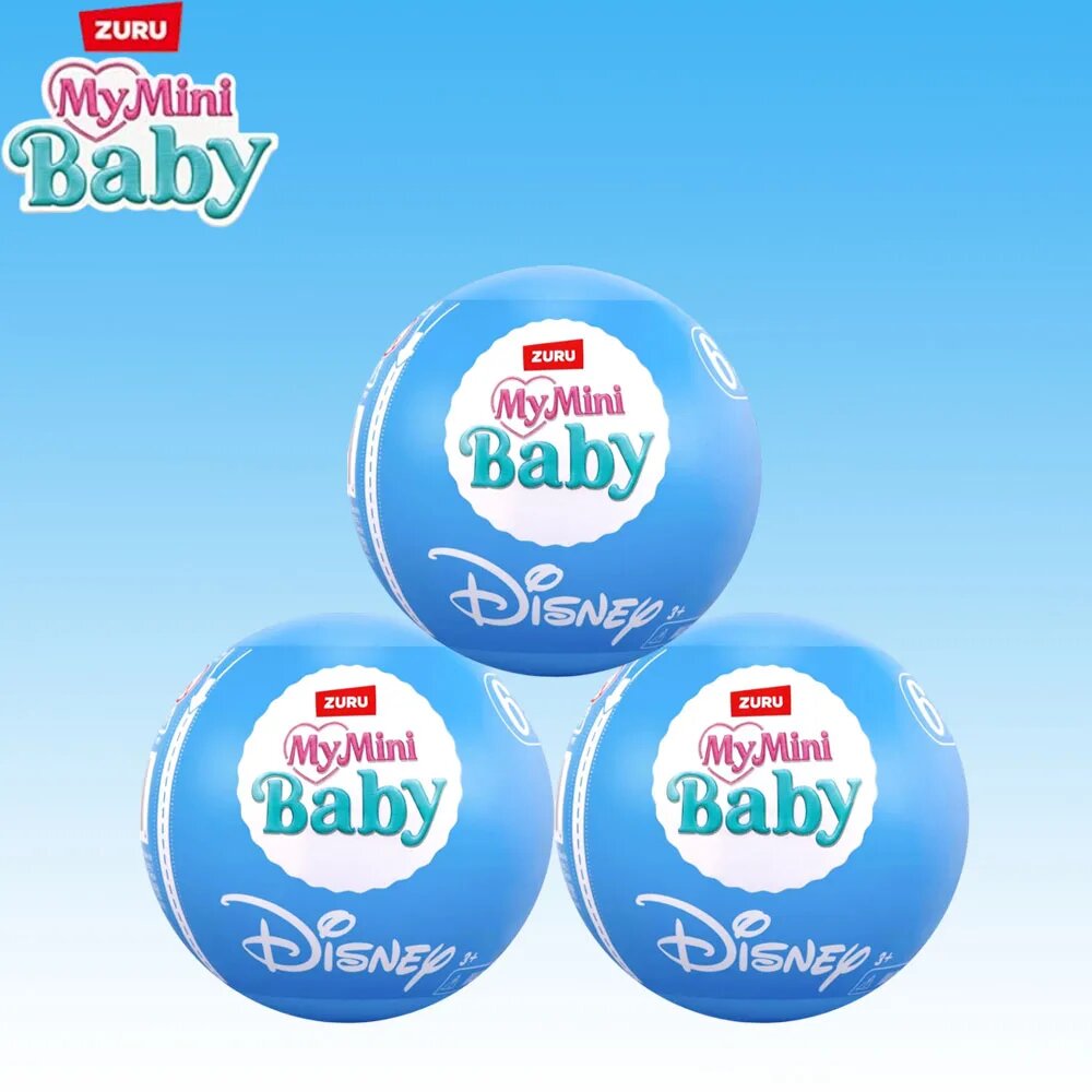 My Mini Baby Disney Surprise Ball, 3шт, цвет: Random