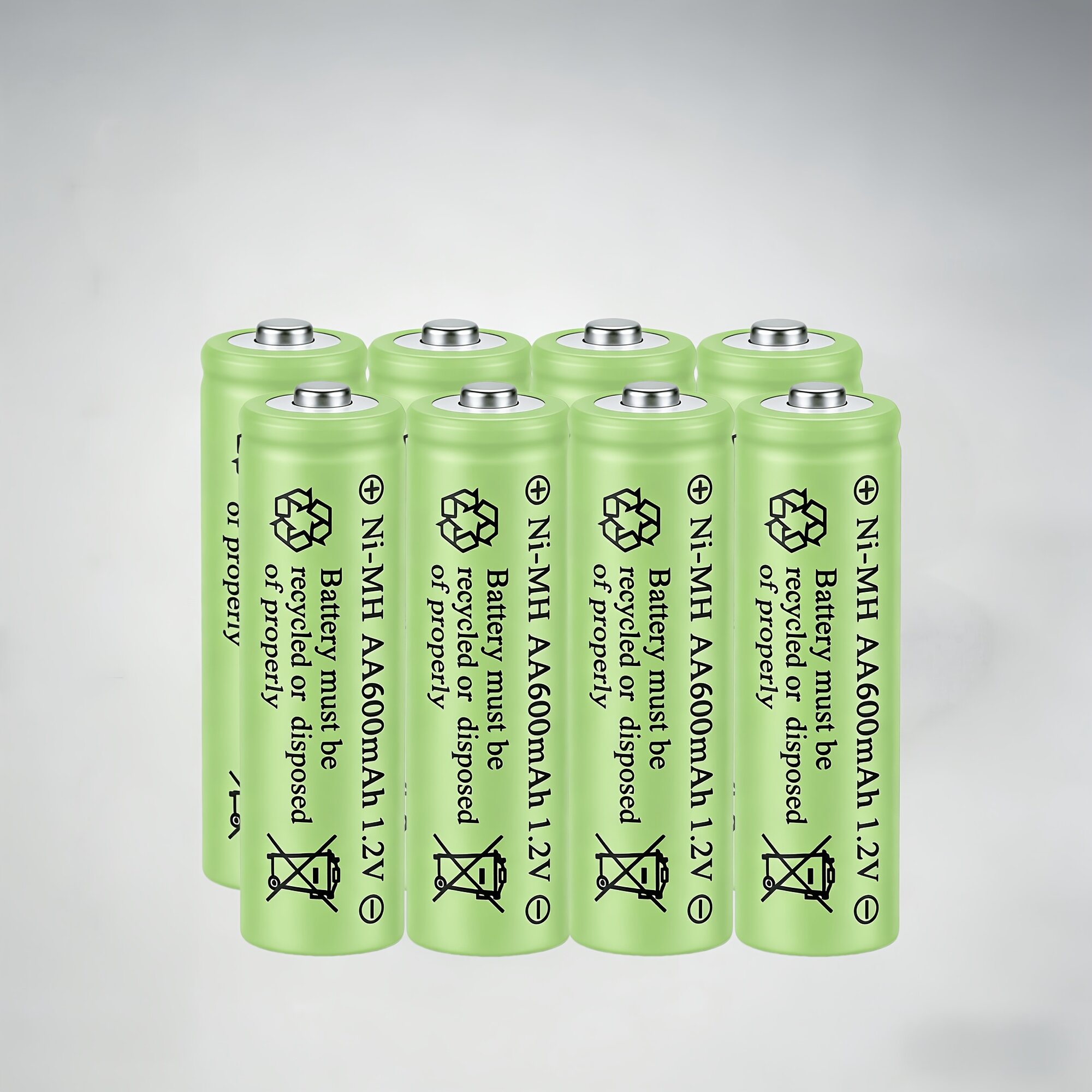 Аккумуляторная батарея Ni-Mh 1.2V 600mAh, 8 шт.