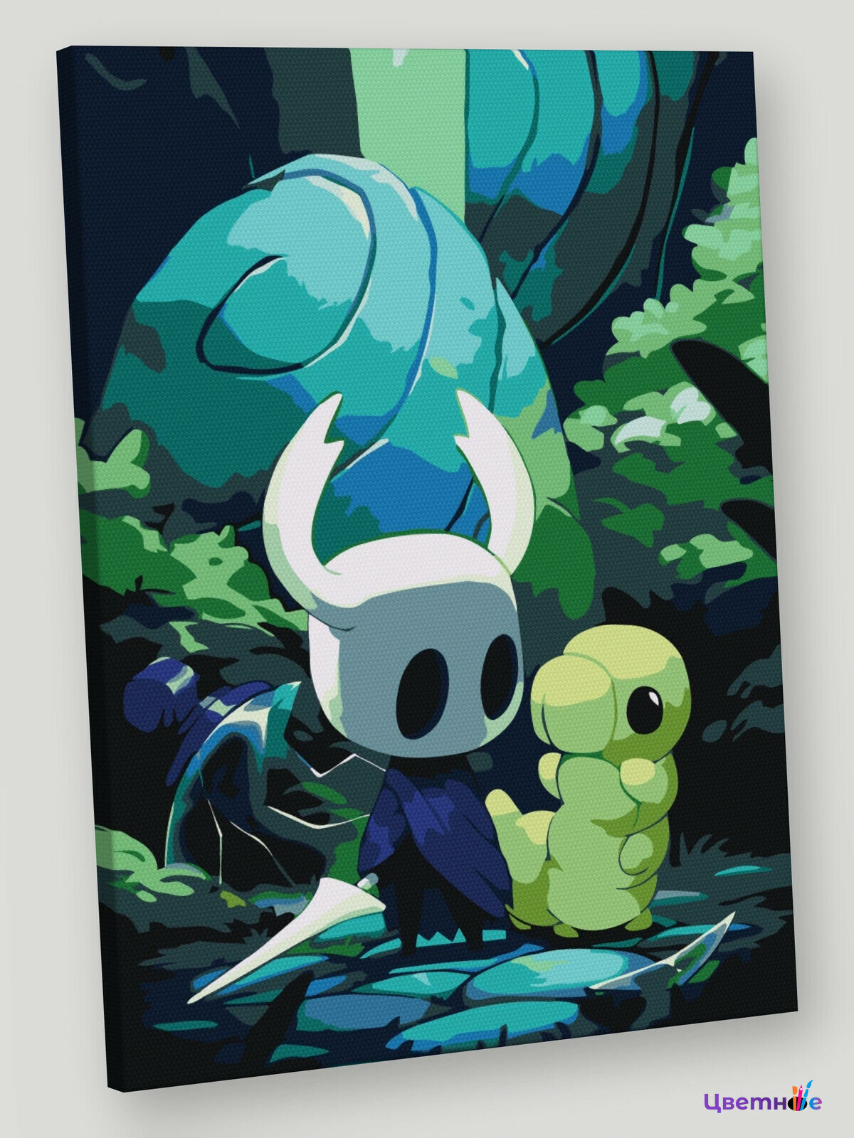 Картина по номерам на холсте с подрамником 30х40 "Игра Hollow Knight Холлоу Найт"