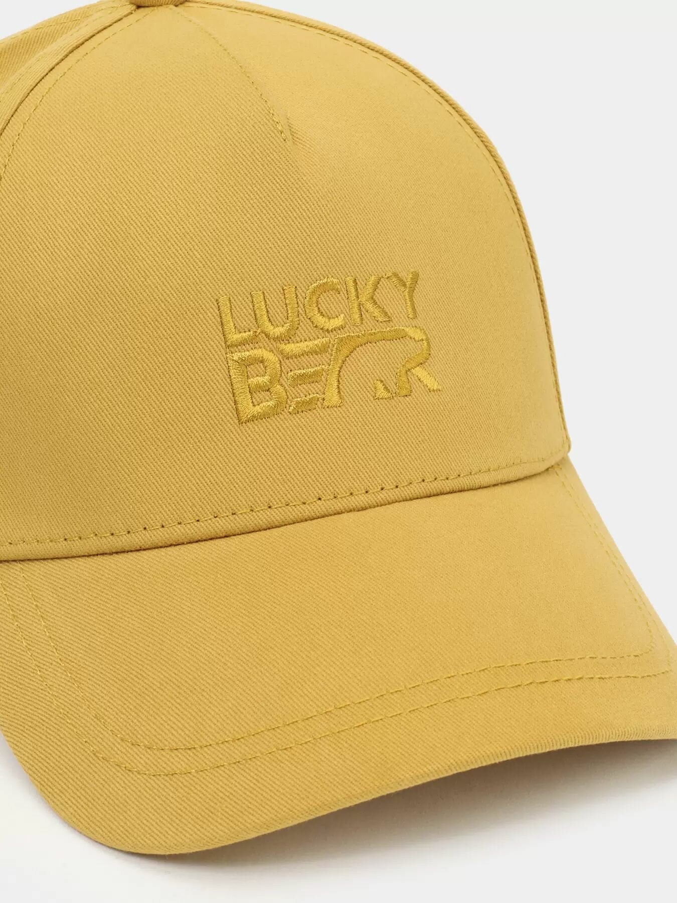 Бейсболка Lucky Bear Весна-лето 2025 для мужчин и женщин, размер Б/Р, Желтый — фото 1