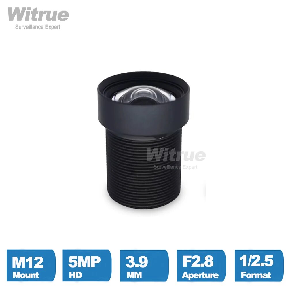 HD 5MP объектив видеонаблюдения WI-M12-5MP-3.9MM