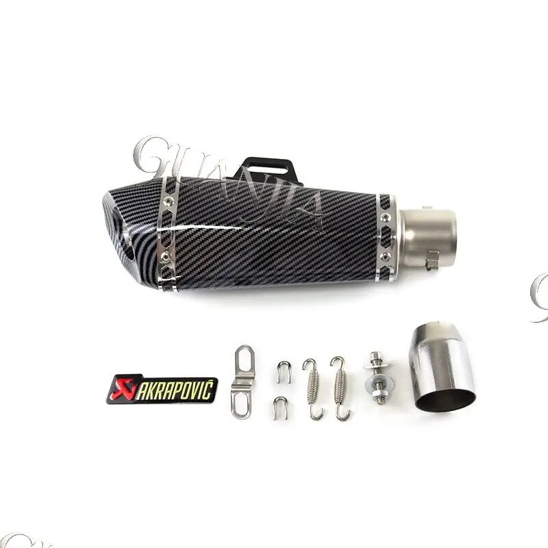 Глушитель на мотоцикл акрапович Akrapovic Gasoline длиной 345 мм