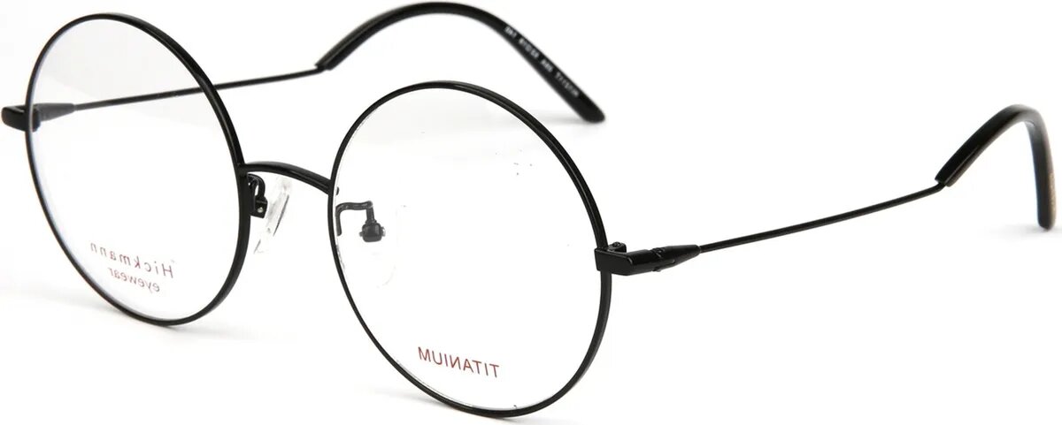 Оправа Hickmann HI1211T 09A, тип оправы ободковая, материал оправы металл, пол женские, форма оправы круглая