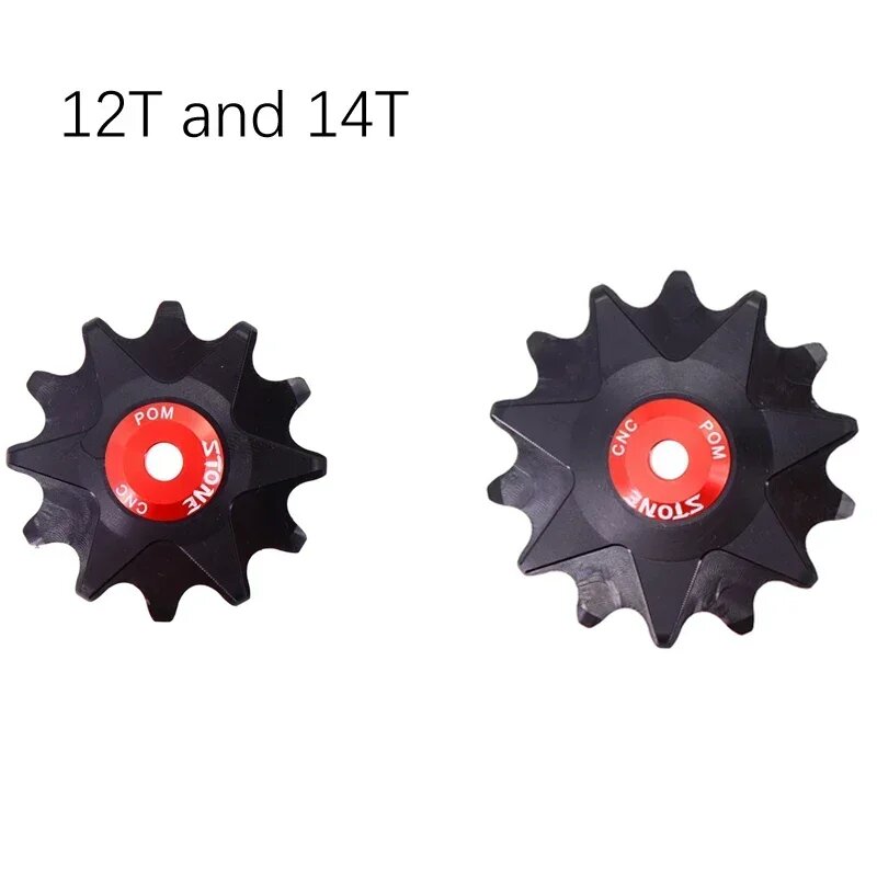 Направляющий ролик шкива DJC Components Stone 12s 10t/12t/14t/16t черный red 12T 14T solid