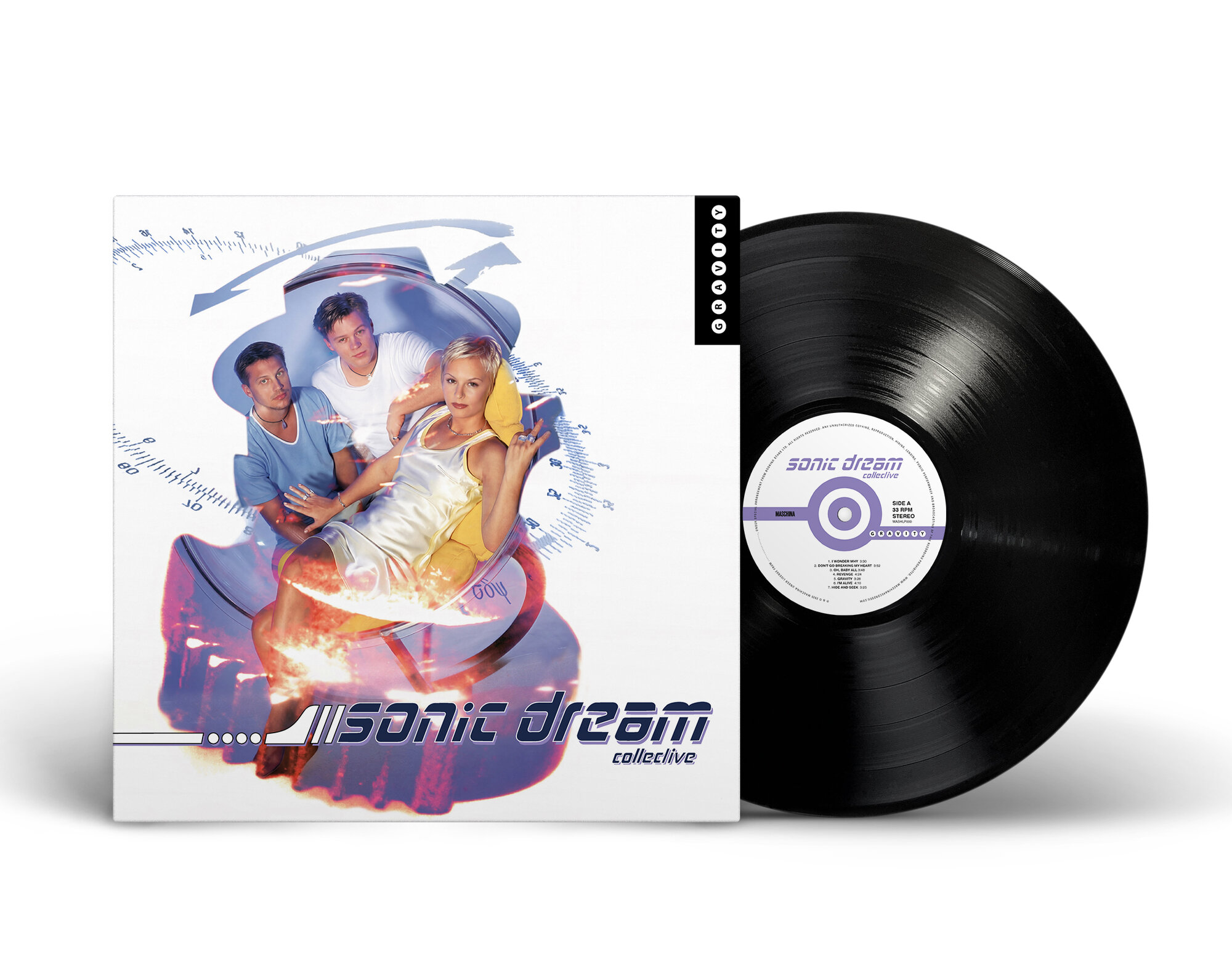 Виниловая пластинка: Sonic Dream Collective – «Gravity» (1995/2026) [Black Vinyl]