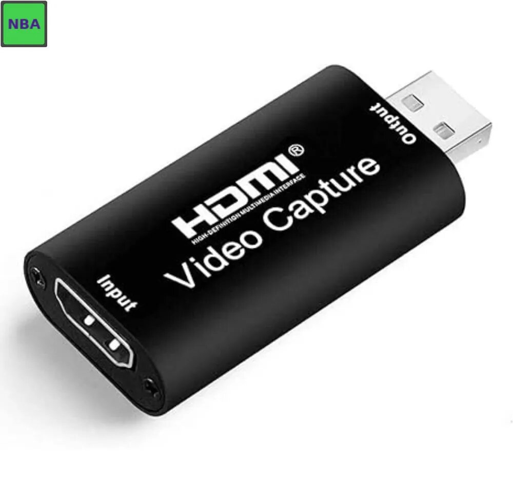 Кабель для компьютерной периферии HDMI/USB 2.0 Type-A, 0.1 м, черный матовый