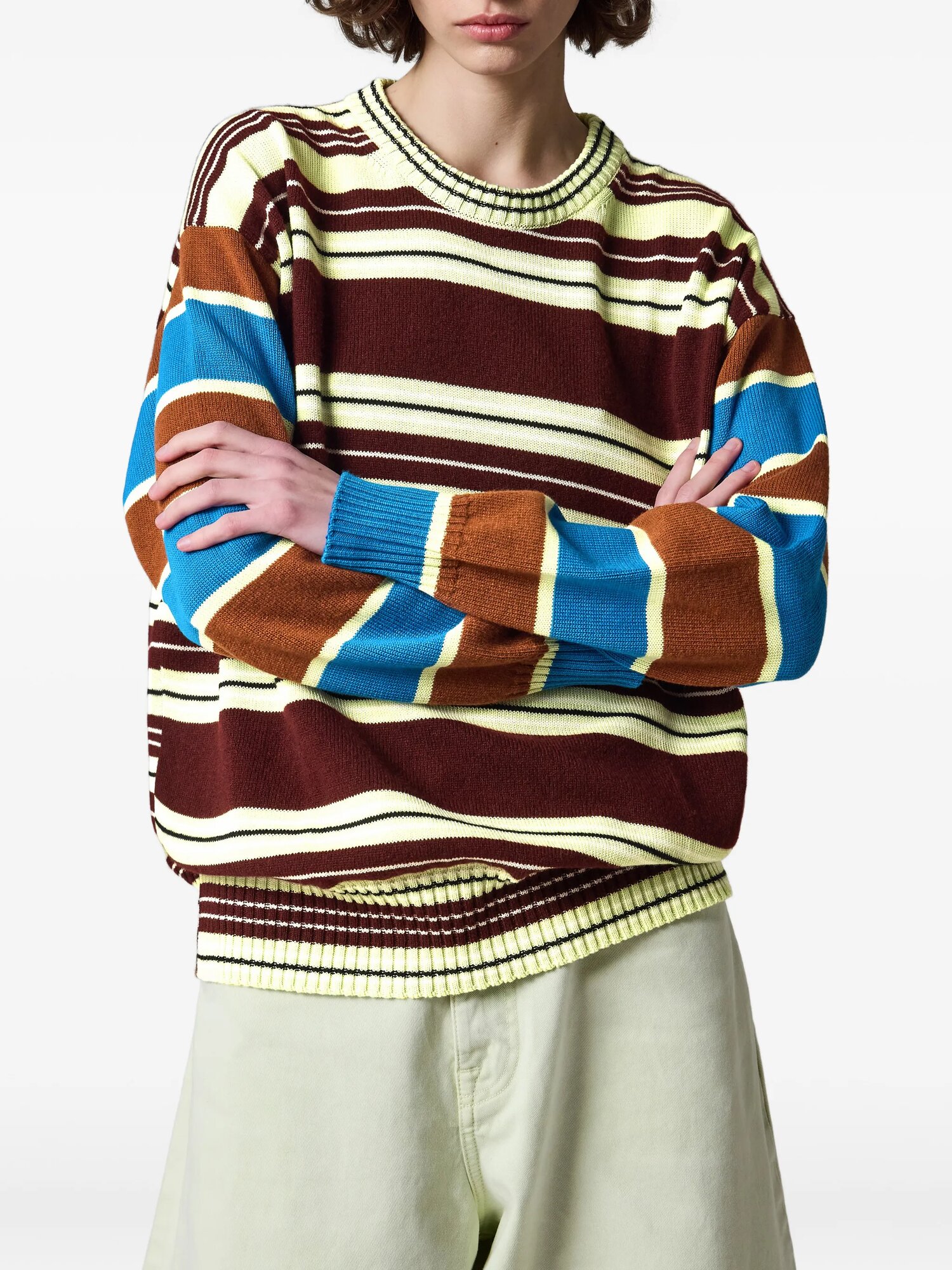 Свитер Paul Smith Mixed Stripe knitted sweater, размер 38 — фото 1