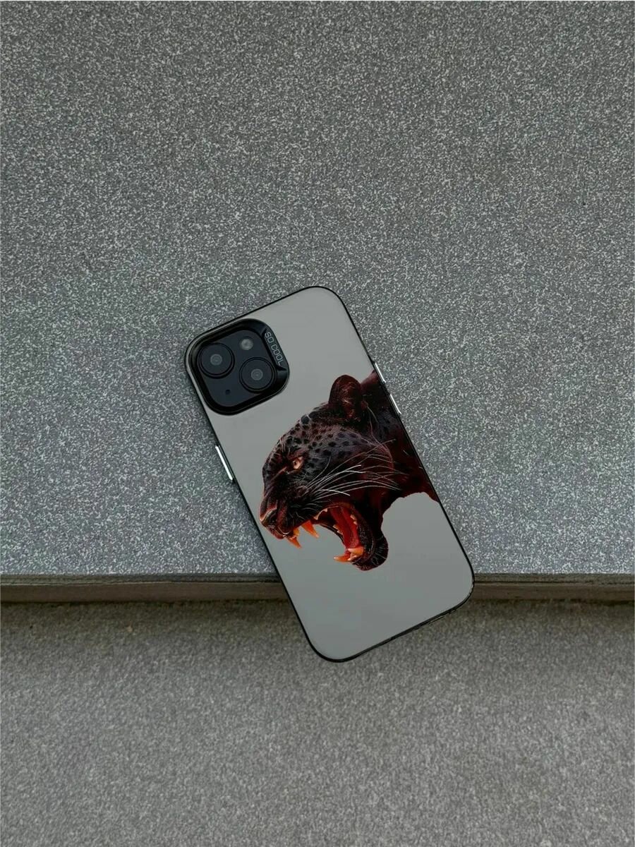 Чехол на iPhone 14 Plus с леопардом — фото 1