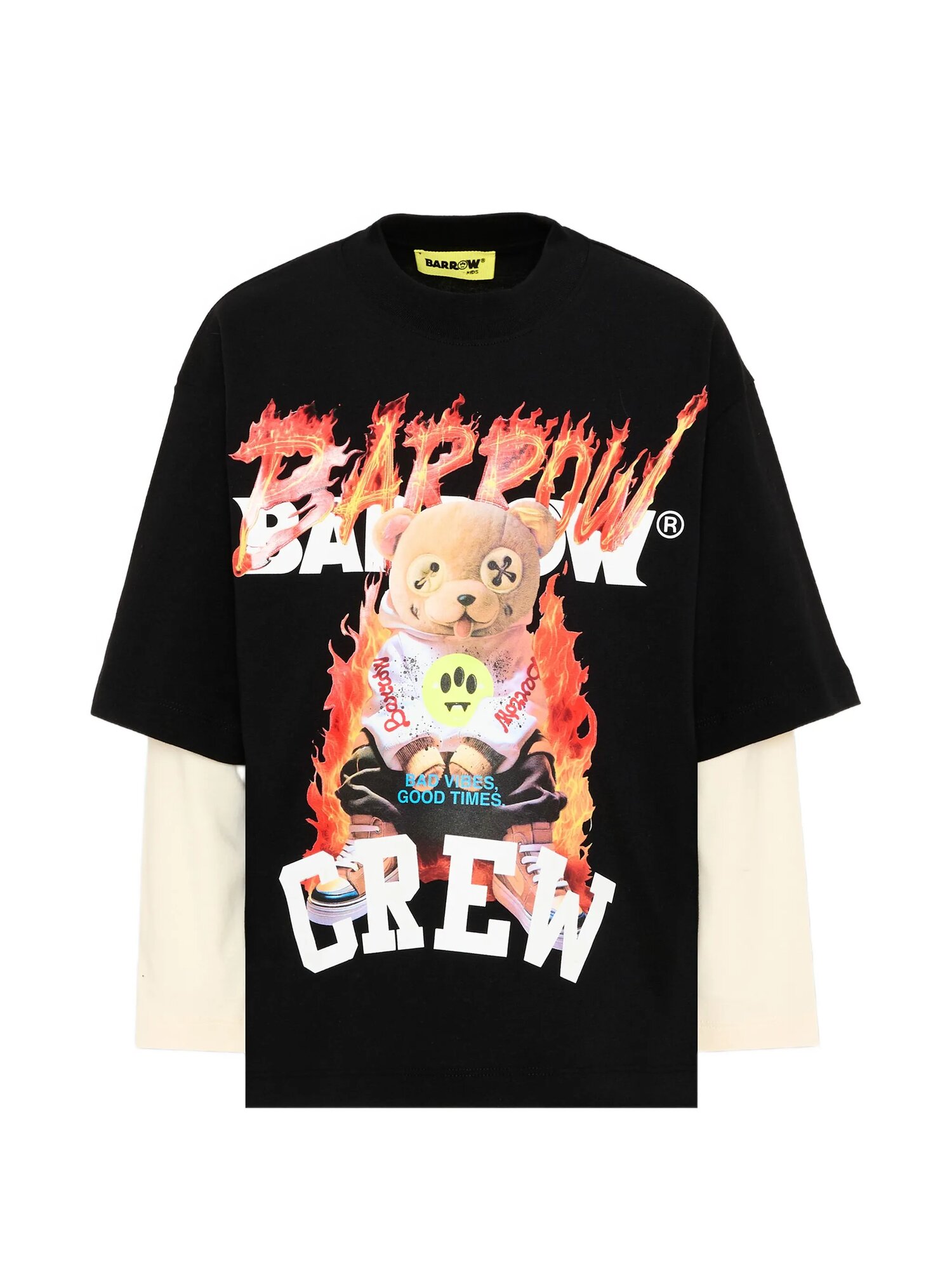 Футболка Graphic-print layered T-shirt
