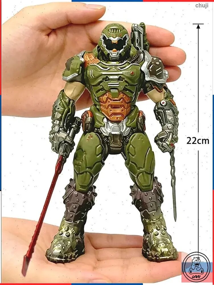 Фигурка Дум Думгай Палач Рока / Doom 22см, ПВХ, Китай