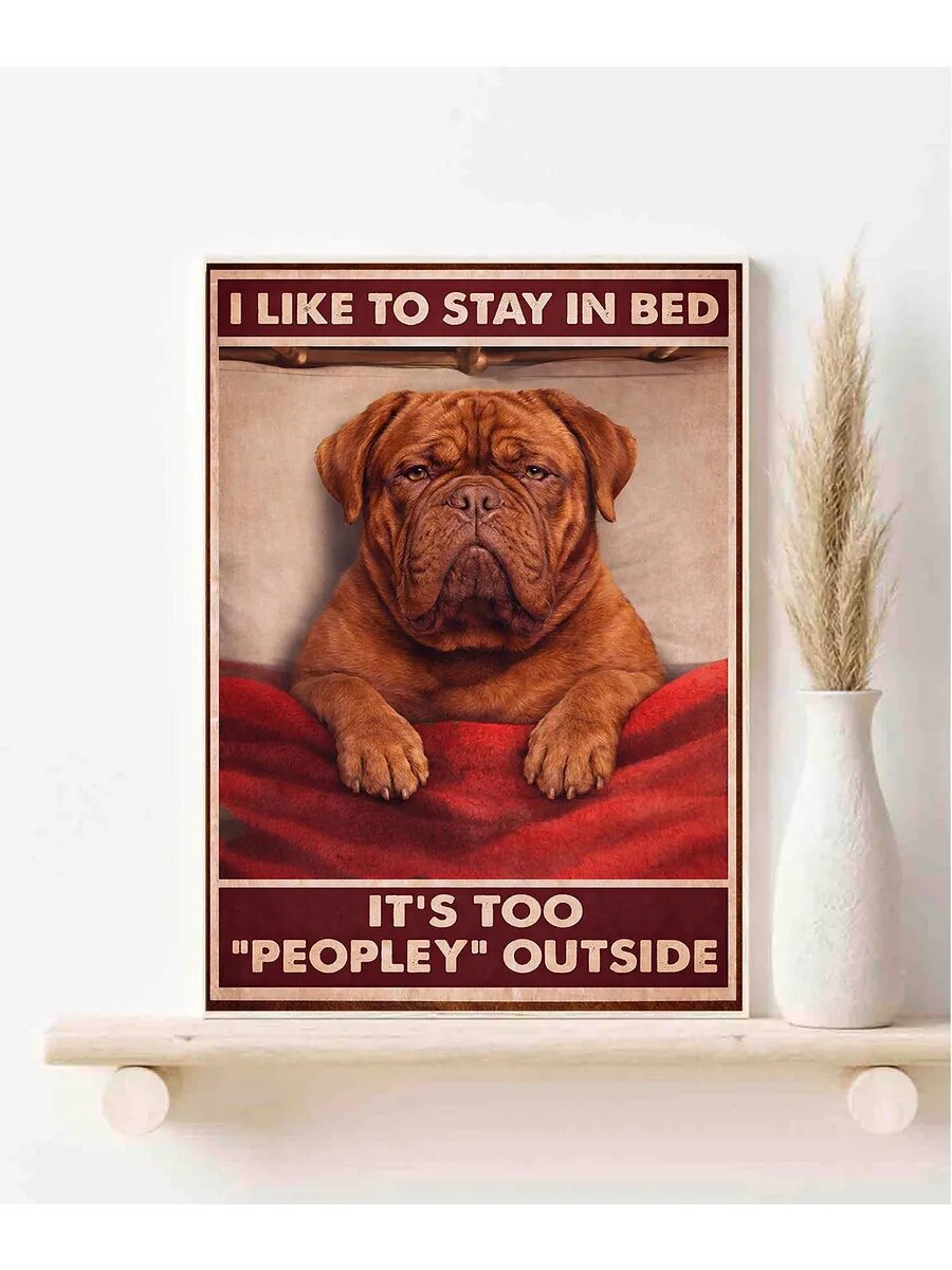Бордоский дог, Stay In Bed, Плакат 30x42см