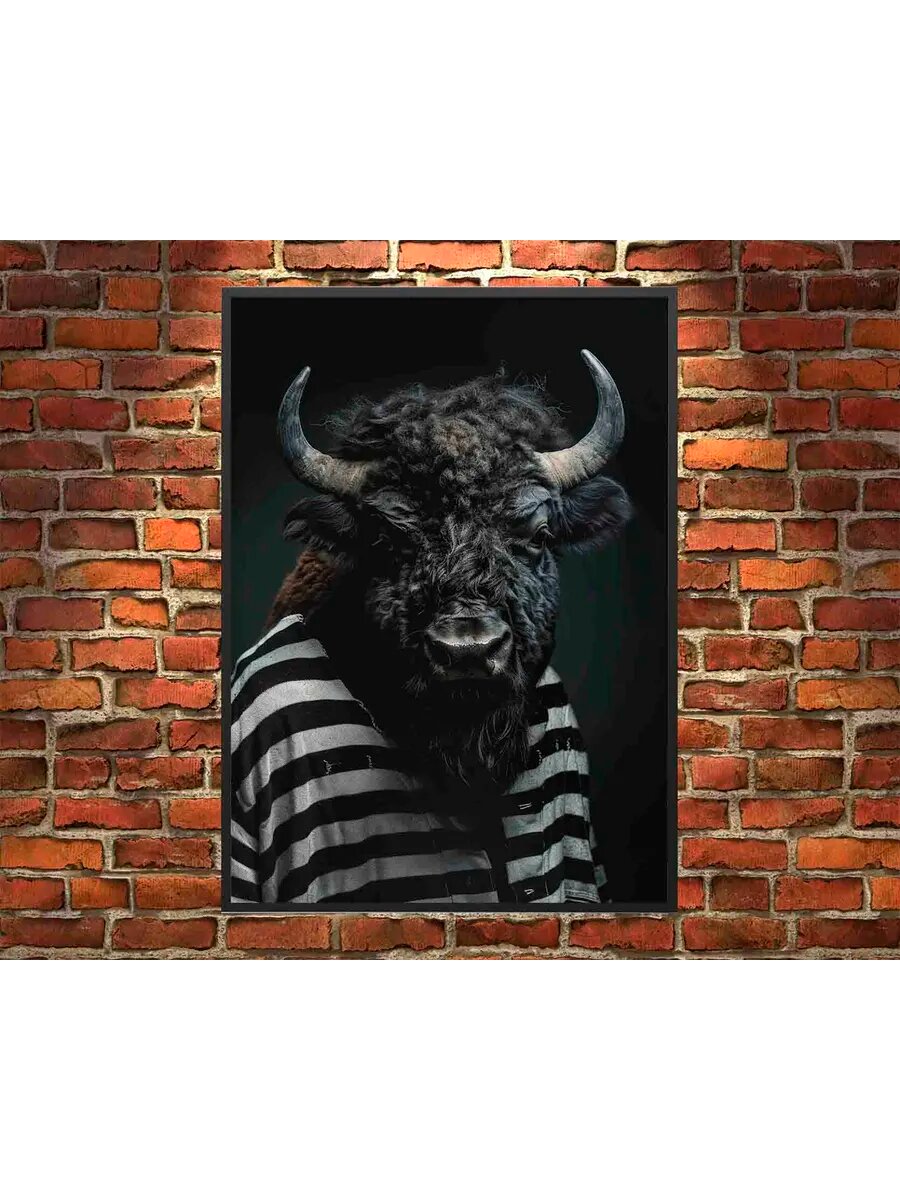 Заключенный на ферме бизонов 4, Плакат 30x42см