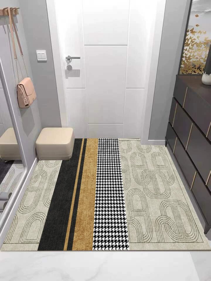 Ультратонкий ПВХ коврик 1,5 мм для двери 80x120 см, резаемый, узор 'Птица'