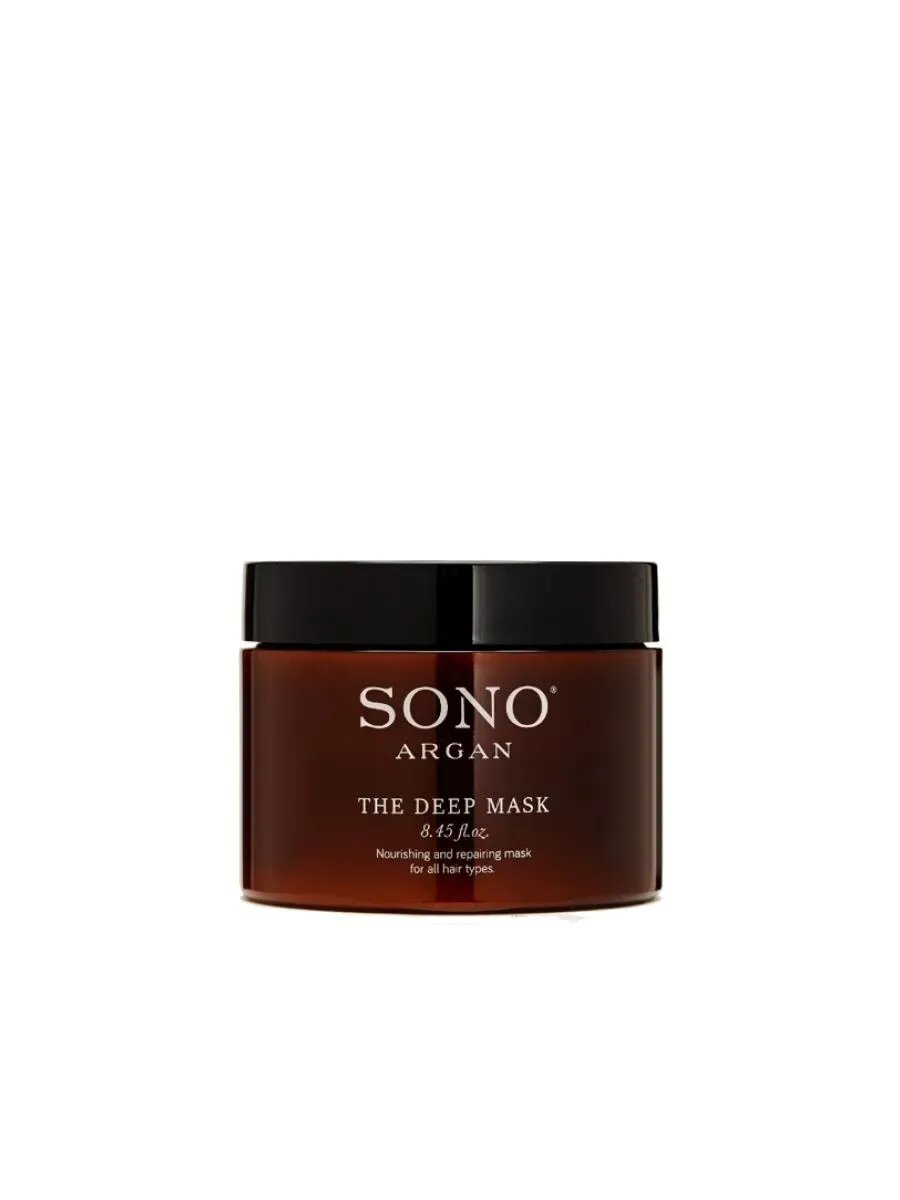 SONO ARGAN DEEP MASK, Маска для волос с аргановым ма, 250мл