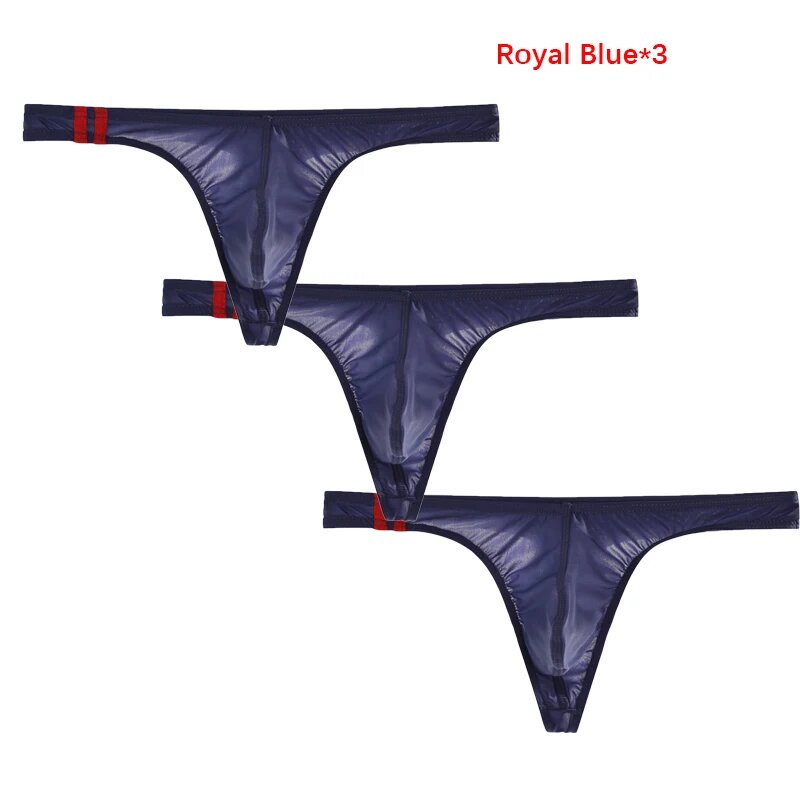 Мужские стринги NURRASA из полиамида и спандекса Синий, XXXL, D Royal Blue