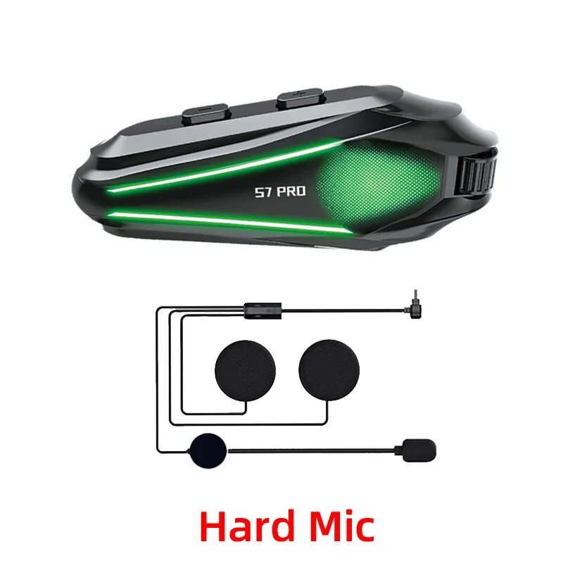 Мотогарнитура S7 Pro с Hard Mic, Bluetooth 5.3, IP67