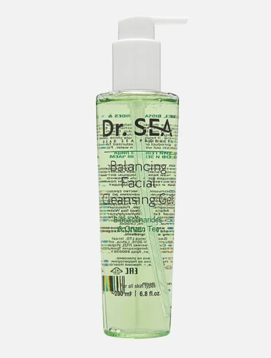 Очищающий гель для лица DR.SEA biosaccharides & green tea