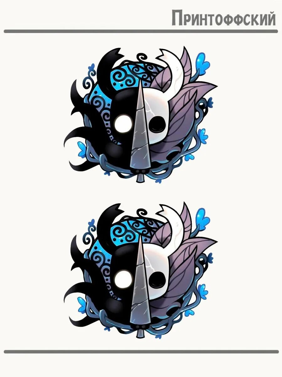 Термонаклейка Hollow Knight