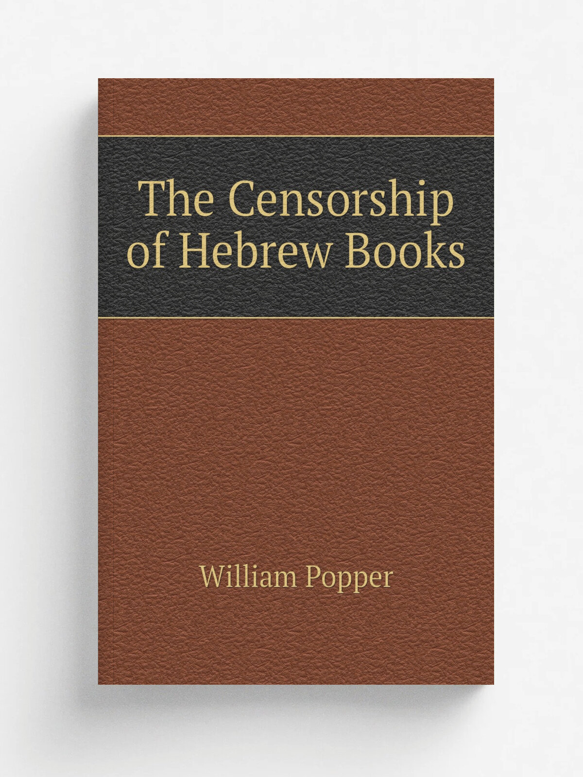 The Censorship of Hebrew Books