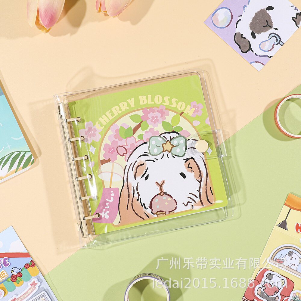 Cute Bunny небольшая записная книжка с листами, компактный портативный дневник стиль В, очаровательный дизайн