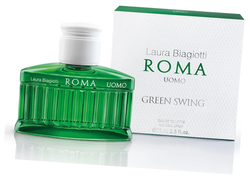 Laura Biagiotti Roma Uomo Green Swing туалетная вода 125 мл мужская - Биаджотти Грин Свинг