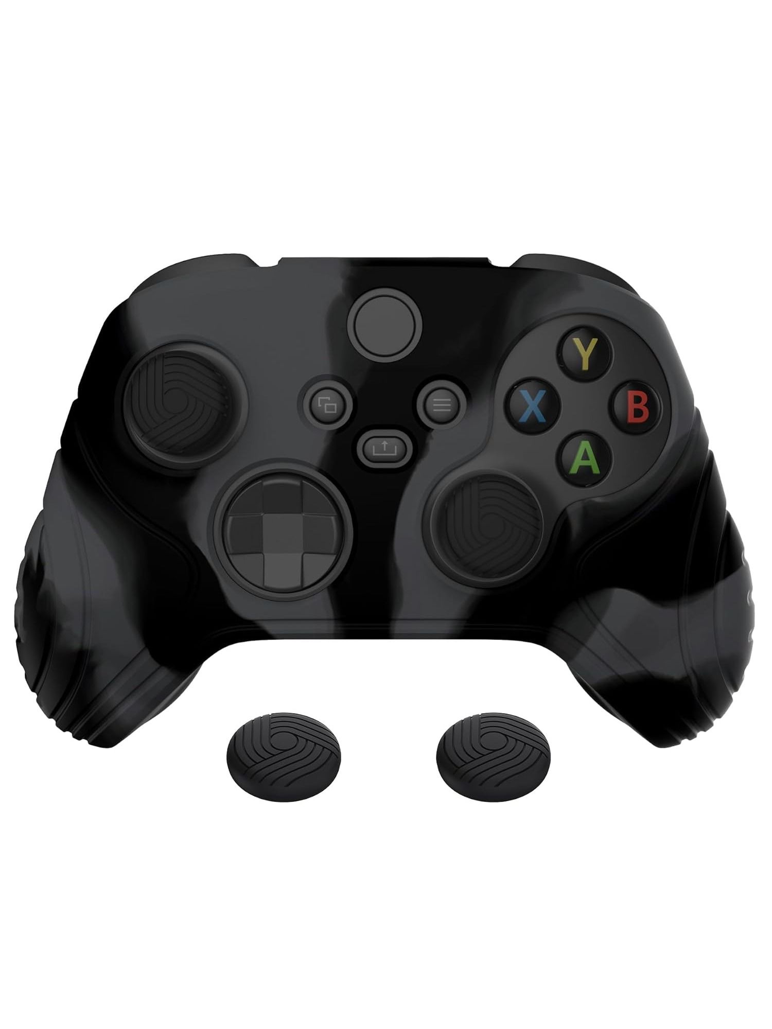 EXtremeRate PlayVital силиконовый чехол Samurai Edition с антискользящим покрытием для контроллера Xbox Series S/X, эргономичная защита с накладками на стики