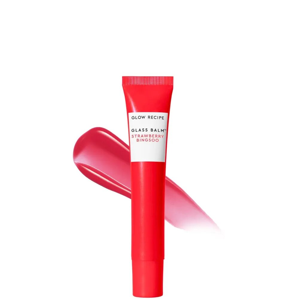 GLOW RECIPE Бальзам для губ Glass Balm Lip Treatment (Strawberry Bingsoo) 15 г