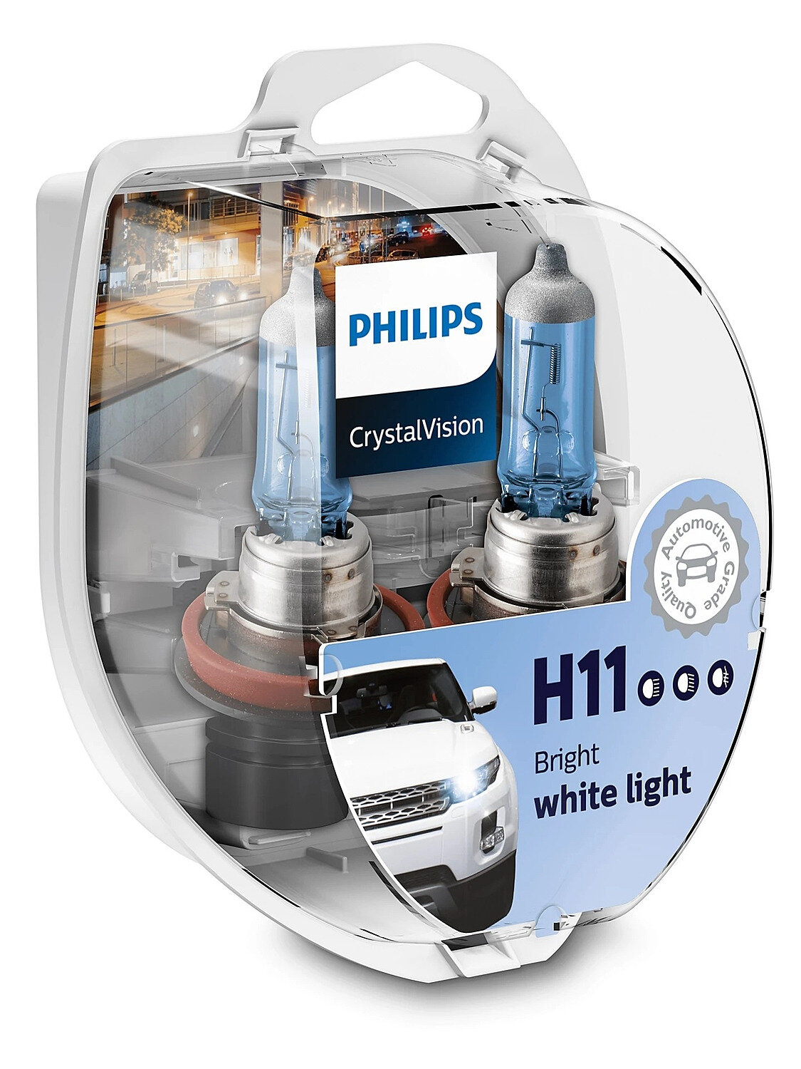 Лампа Philips CrystalVision H11 12V 55W 2+2 шт. 12362CVSM