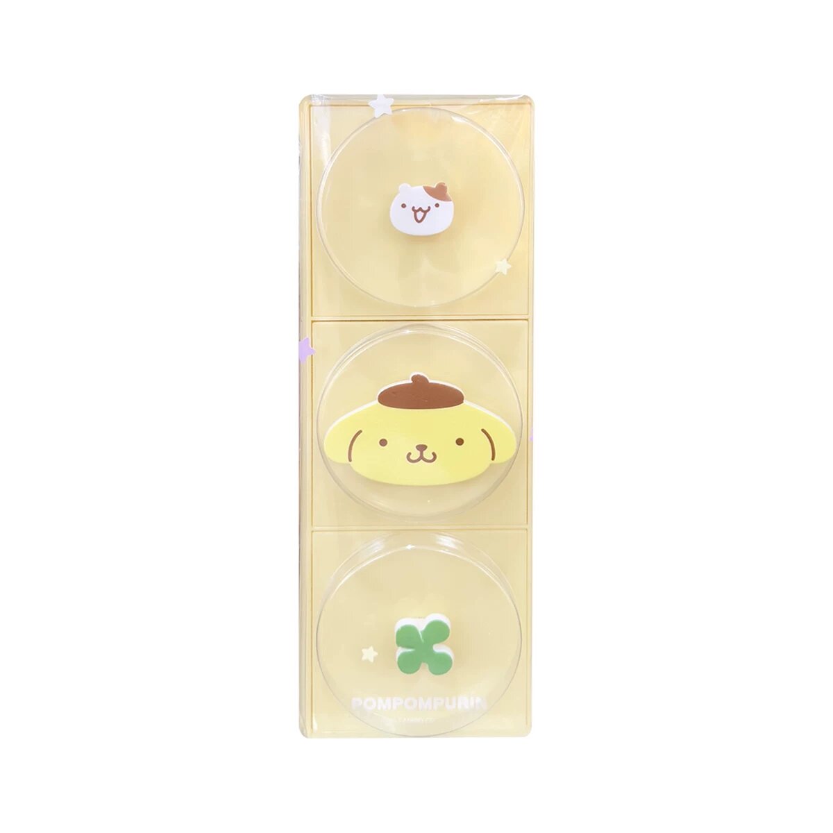 MINISO Sanrio кукла ручка трехсекционный ящик для хранения настольный органайзер для хранения коробка стеллаж для