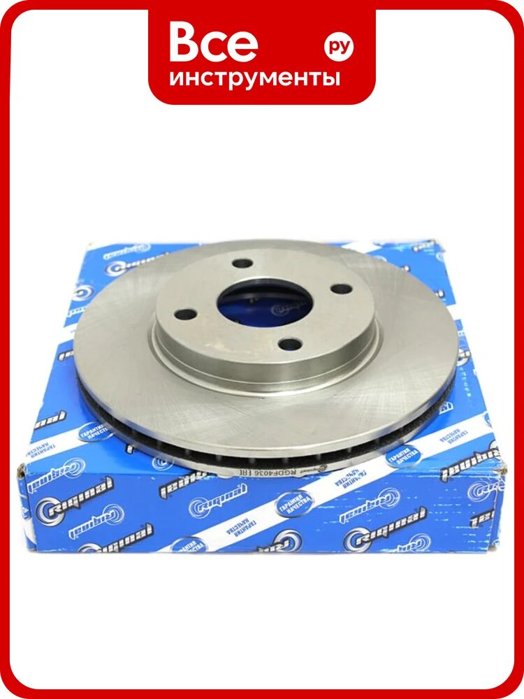 Диск тормозной передний для а/м Ford Focus 98>05/Fusion 1.4/1.6 01 2 шт Riginal DF4036 RGDF4036