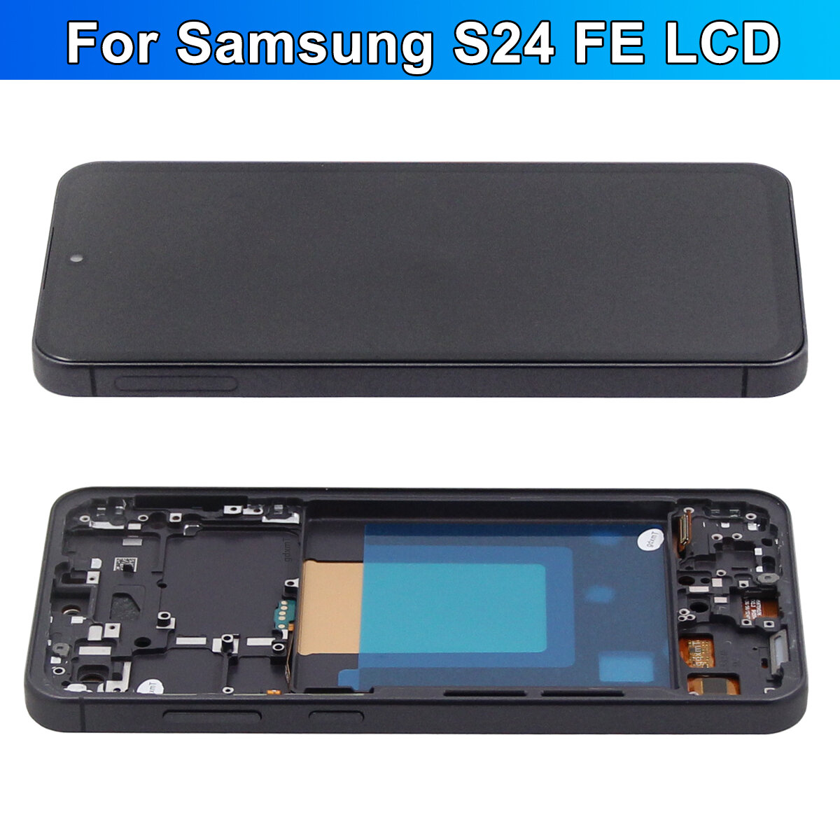 Дисплей Для Samsung Galaxy S24 FE в сборе с тачскрином, C Черный рамкой -TFT