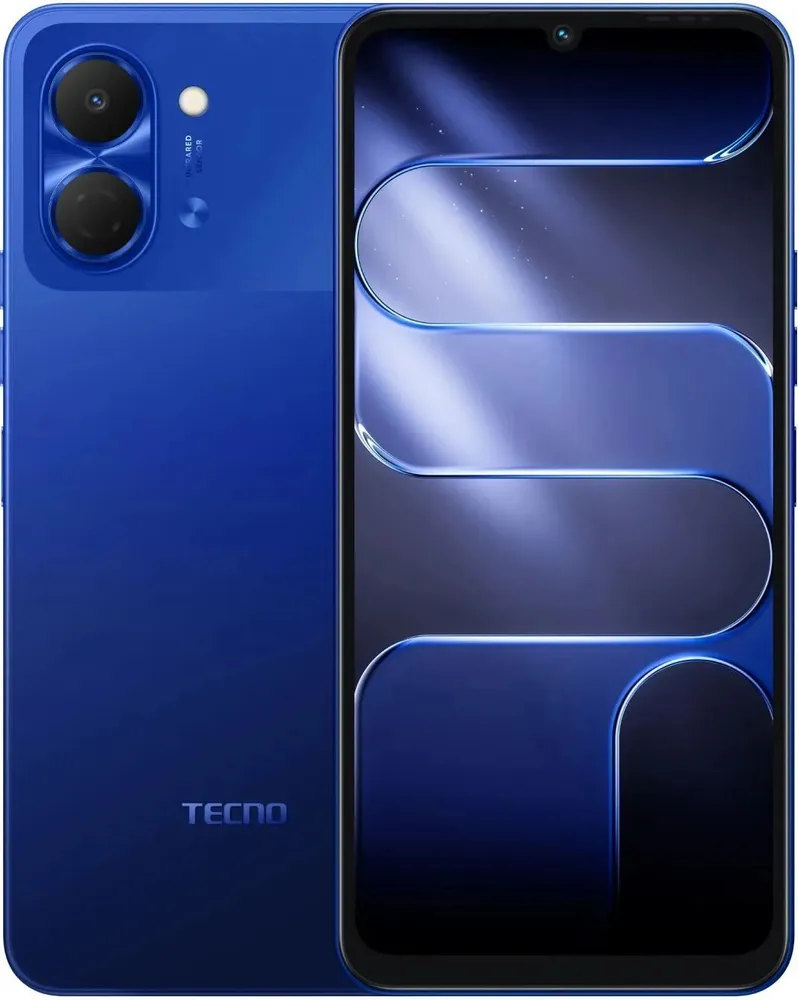 Смартфон Tecno Spark Go 3 4+64ГБ, Синий (KN3 64+4 GALAXY BLUE)