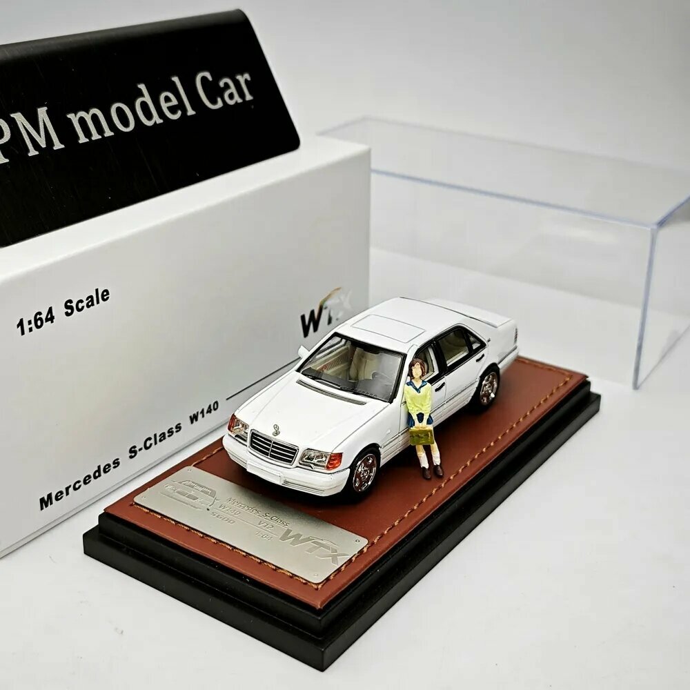 WTX 1:64 Мерседес Бенц Big Body 600SEL W140 литая модель из сплава коллекционный подарок