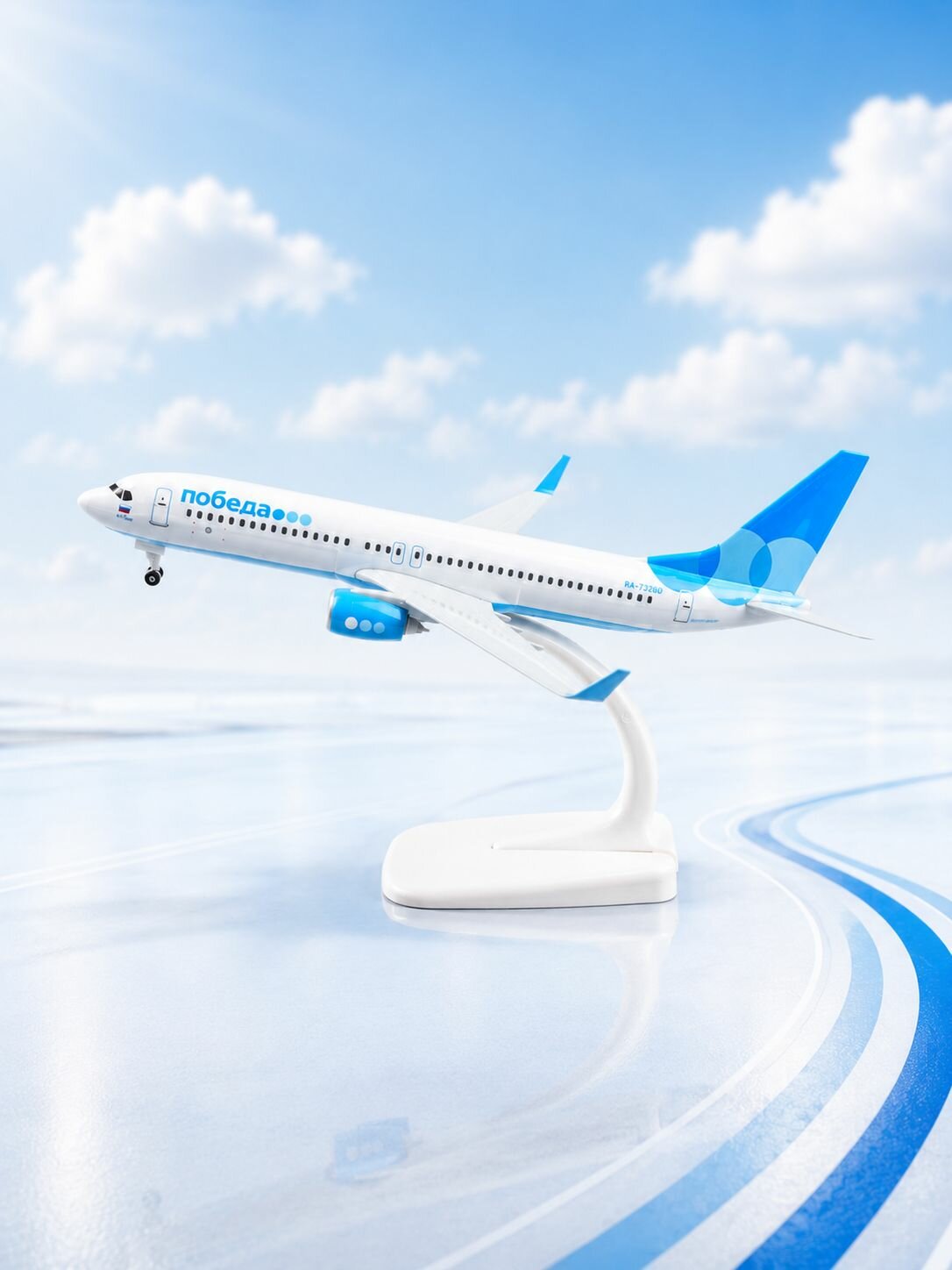 Модель самолета Boeing 737 - Победа