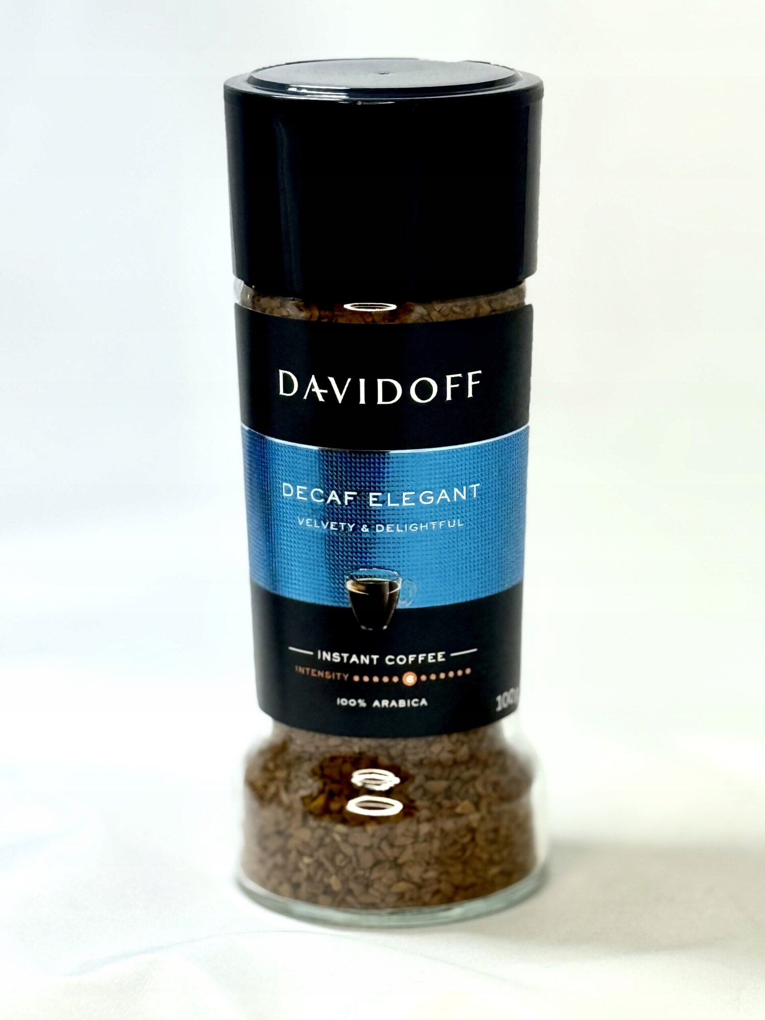 Кофе Davidoff "Decaf Elegant", растворимый, арабика, без кофеина, 100г