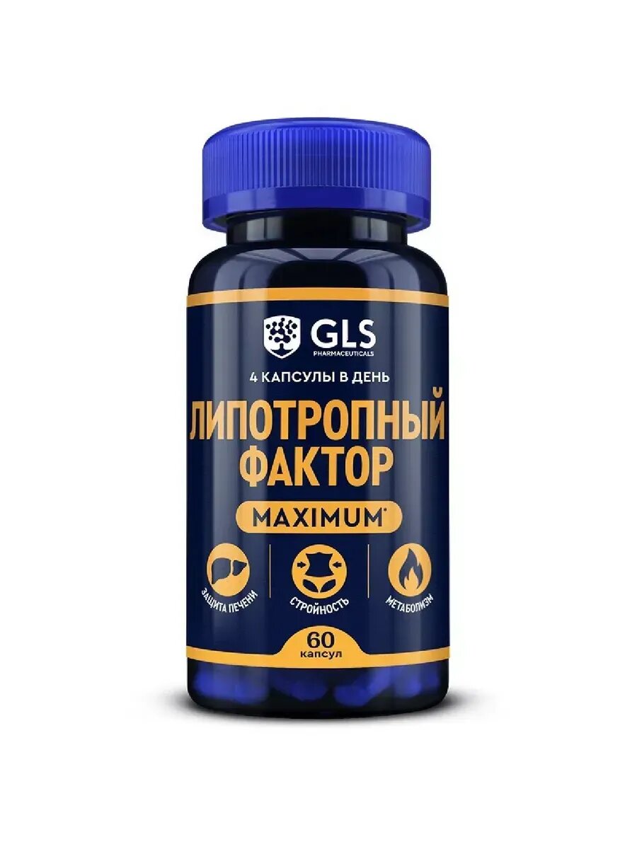 Липотропный фактор maximum капсулы 60 шт. 750 мг -1 уп.