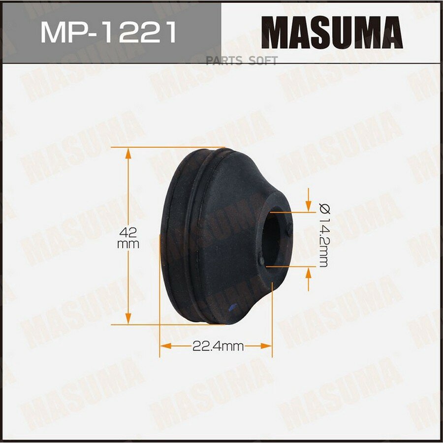 Втулка амортизатора переднего, заднего MASUMA MP-1221 | цена за 1 шт
