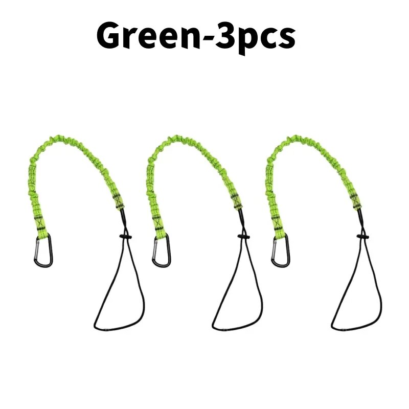 Защитный банджи-шнур 90 см черный/желтый Зеленый, Green-3pcs