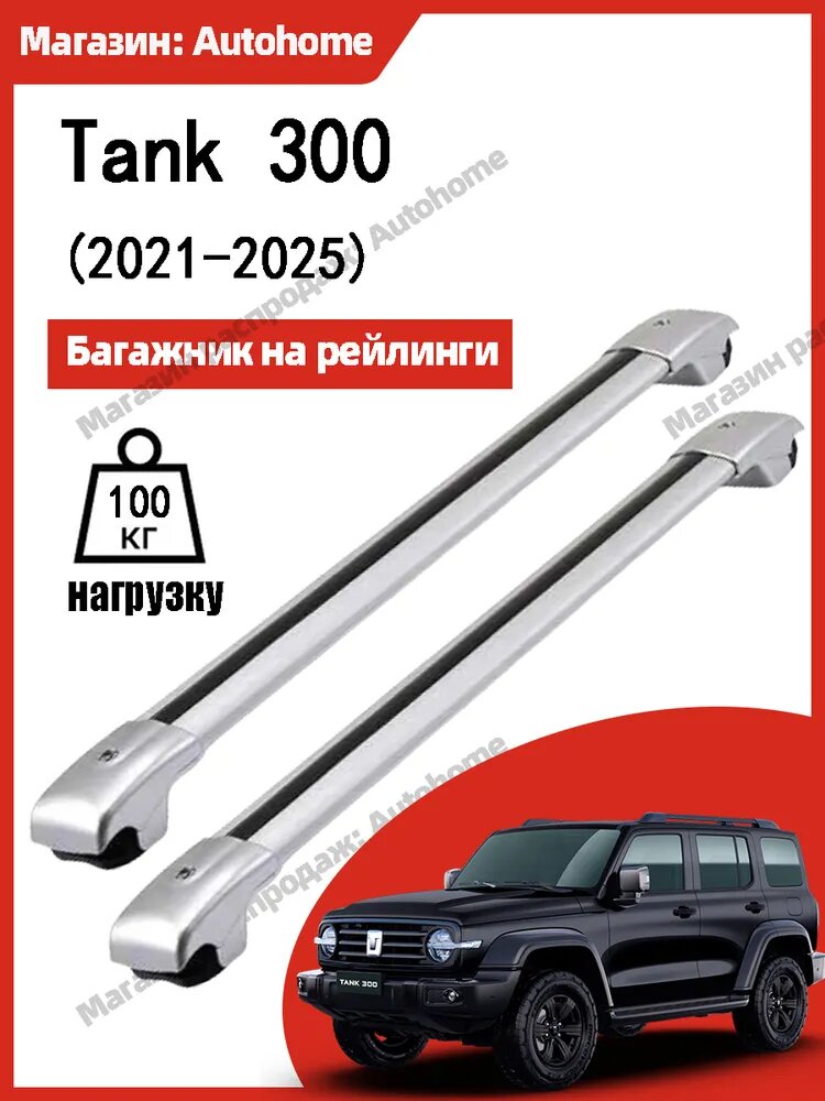 Багажные дуги Аэродинамическая поперечина для Tank 300 (2021-2025) Авиационный алюминий