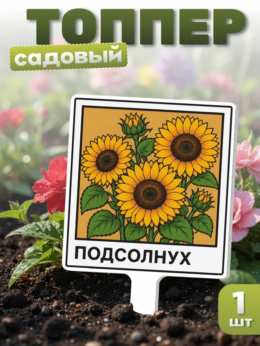 Садовые фигурки для дачи цветы Подсолнух