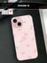 Силиконовый чехол на Apple iPhone 15 / Айфон 15 с принтом Бантики и точки