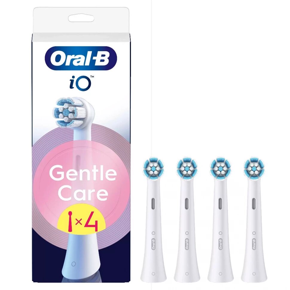 Сменные насадки для зубной щетки Oral-B iO Gentle Care (4 шт.)